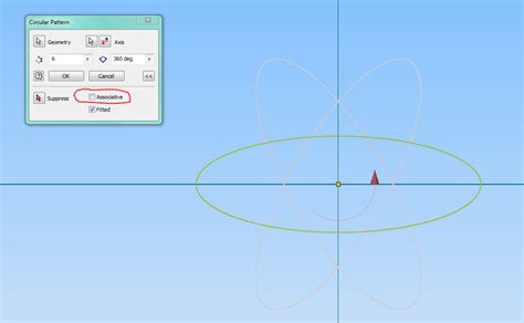 Solved Circular Pattern Ellipse Own Midpoint Not Possible Autodesk
