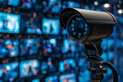 Cctv Security Camera System With Motion Detection And Face Recognition Surveillance Technology