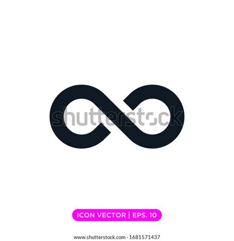 Infinity Loop Icon Vector Design Editable Stock Vector Royalty Free 1681571437 Shutterstock