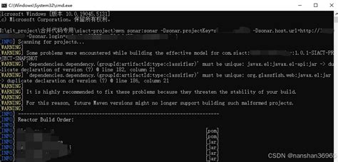使用sonarqube扫描本地java代码实现代码分析 sonarqube扫描java项目 csdn博客