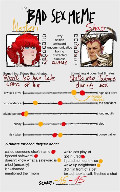 Mk Nejsha The Bad Sex Meme By Gorefolk On Deviantart