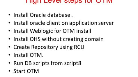 Otm Installation Youtube