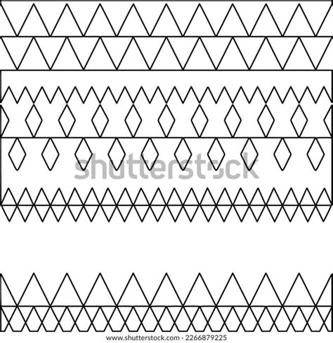 Monochrome Ornamental Texture Smooth Linear Shapes Stock Vector