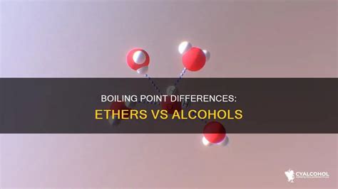 Boiling Point Differences Ethers Vs Alcohols Cyalcohol