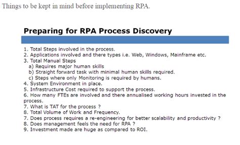 Preparing For RPA Process Discovery