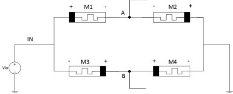 5 Memristor Bridge Synapse Circuit Used For Simulation Download Scientific Diagram
