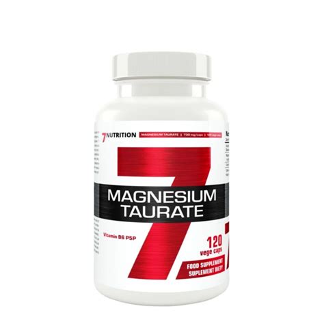 7 Nutrition Magnezijum Taurat 120 Kapsula Povoljna Cena Online Apoteka Hiper Rs