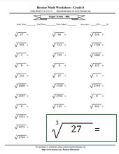 Eighth Grade Math Worksheets Free And Printable Beestar