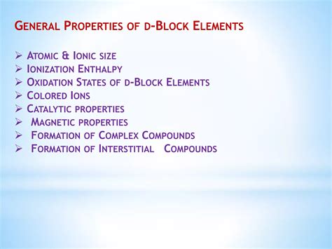 D Block Elements Pptx