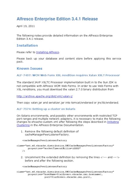 Alfresco Enterprise 3 4 1 Release Notes Pdf Postgre Sql World