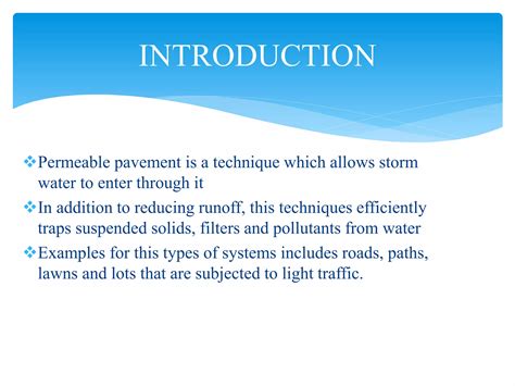 Permeable Pavement Systems And Top Mix Permeable Pavement Ppt