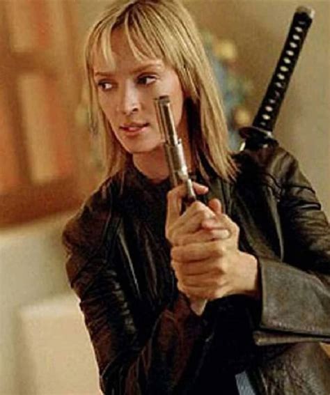 Kill Bill 2 Uma Thurman Leather Jacket For Women