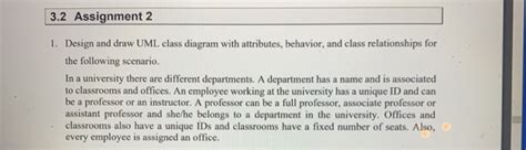 32 Assignment 2 1 Design And Draw Uml Class Diagram