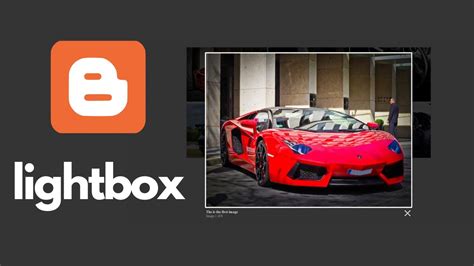 How To Add Custom Lightbox In Your Blogger Website YouTube