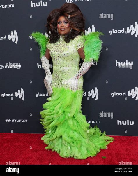 Mhiya Iman Lepaige Arrives At The 36th Annual Glaad Media Awards Held