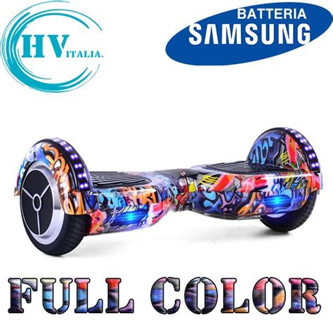 Hoverboard Hv65 Con Luci Led Bluetooth Full Color Hoverboard Italia