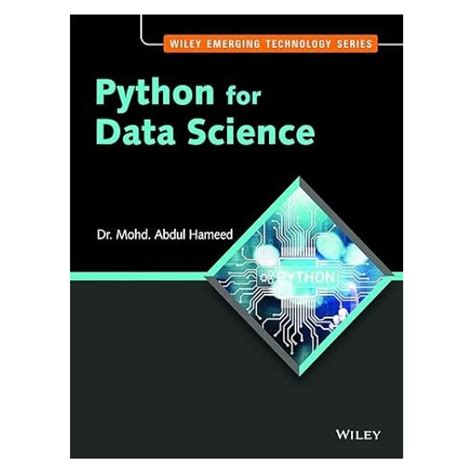 Python For Data Science Author By Mohd Abdul Hameed Revised