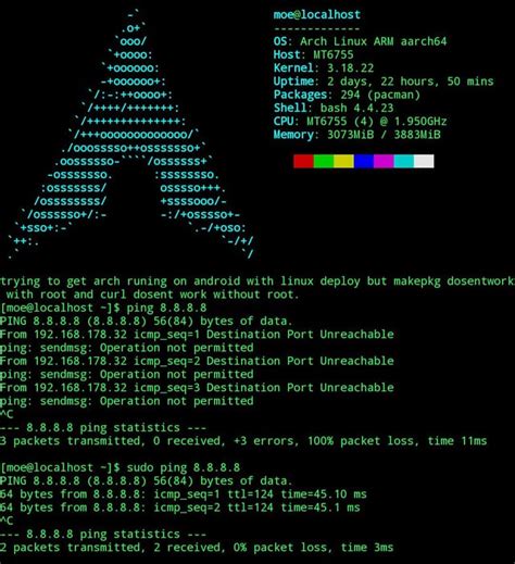 Trying To Get Arch Running On Android With Linux Deploy But Running