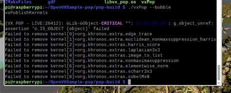 Unable To Run Application · Issue 3 · Khronosgroupopenvx Samples · Github