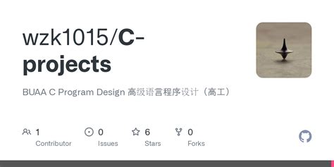 Github Wzk1015c Projects Buaa C Program Design 高级语言程序设计（高工）