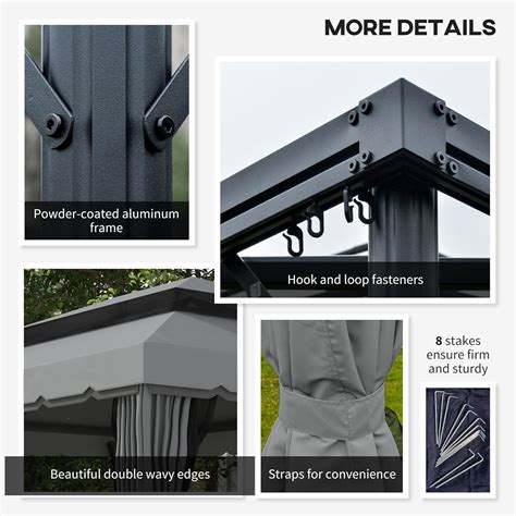Outsunny 10 X 13 Patio Gazebo Instruction Manual
