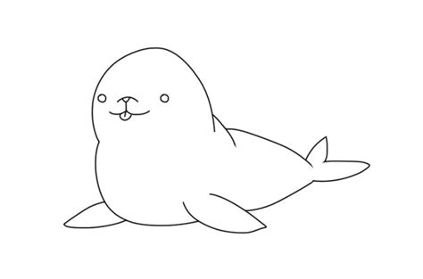 손그림 일러스트 ＃ 물개 캐릭터 그리기 네이버 블로그