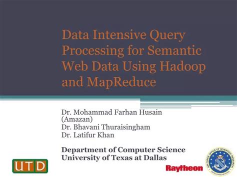 Ppt Data Intensive Query Processing For Semantic Web Data Using