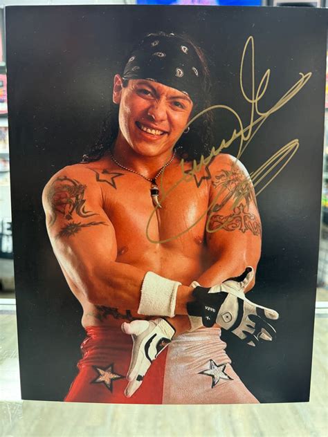 Juventud Guerrera Signed 8x10 Wrestling Photo First Row Collectibles