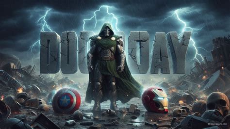 Doctor Doom Standing Beside Doomsday 4k Desktop Wallpaper