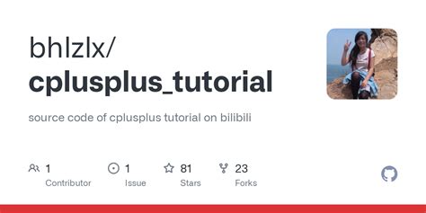 Github Bhlzlxcplusplustutorial Source Code Of Cplusplus Tutorial