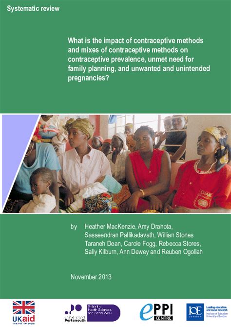Pdf Impact Of Contraceptive Methods On Prevalence