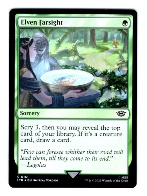 Magic Elven Farsight Foil 0161 Ltr Lord Of The Rings Ebay