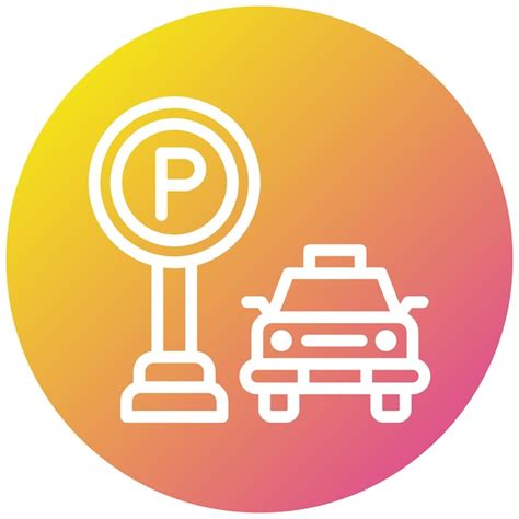 Premium Vector Parking Vector Icon Design Illustration