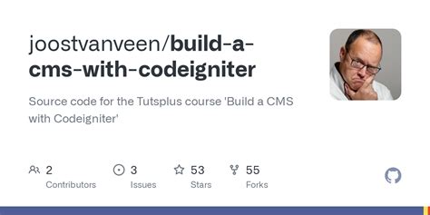 github joostvanveen build a cms with codeigniter source code for the tutsplus course build a