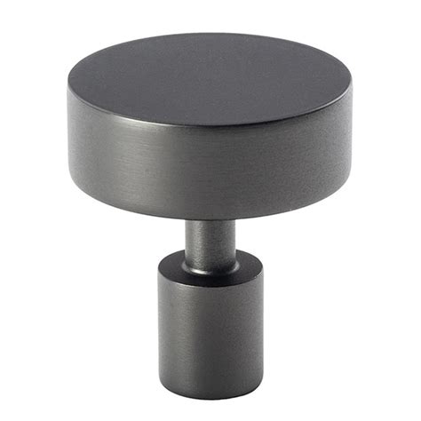 Lews Hardware 71 001 Stainless Steel Cabinet Knob Black Stainless Series Brushed Black