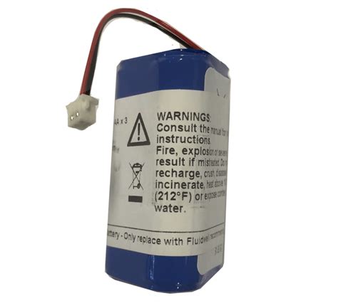 Fluidwell Display Replacement Battery Pack Icenta Controls