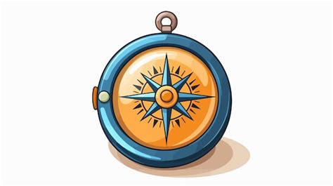 Professional Compass Icon For Hiking And Tourist Route Guidance Premium Ai Generated Vector