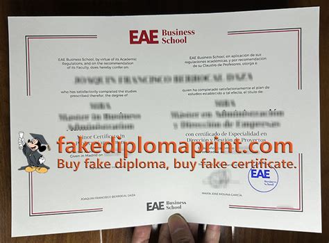 How To Buy A Eae Business School Certificate For A Better Job