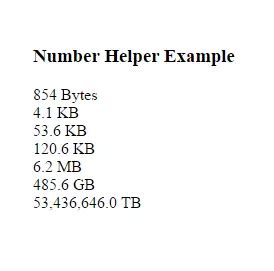Codeigniter Number Helper Load Number Helper Number Function Example