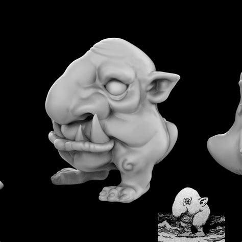 3d Printable Schnoz Squig By Tyler Russo