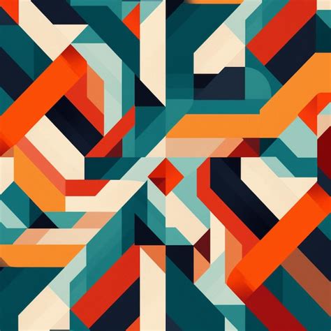 Premium Photo A Close Up Of A Colorful Abstract Design With A Lot Of Lines Generative Ai