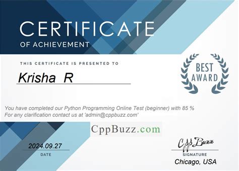 Krisha R On Linkedin Python Learning Certification Pcep Techjourney