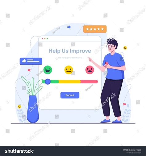 Customers Provide Satisfaction Rating Scale Stock Vector Royalty Free 2372447221 Shutterstock