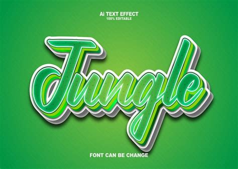 Premium Vector Illustration Text Effect Modern Style