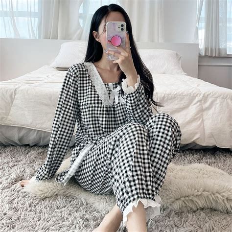 [2023년신상 봄신상홈웨어] 봄잠옷 여성잠옷 긴팔잠옷 파자마 캐릭터잠옷 커플잠옷 파자마세트 캡내장잠옷 나시파자마 파자마파티 홈캉스 홈웨어 트레이닝 실내복 빅사이즈