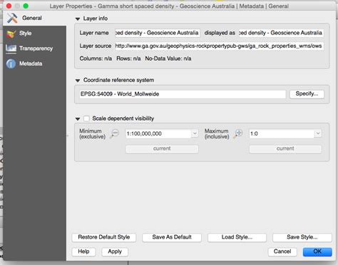 Geoserver Wms Defaults To Mollweide Projection In Qgis Geographic Information Systems Stack