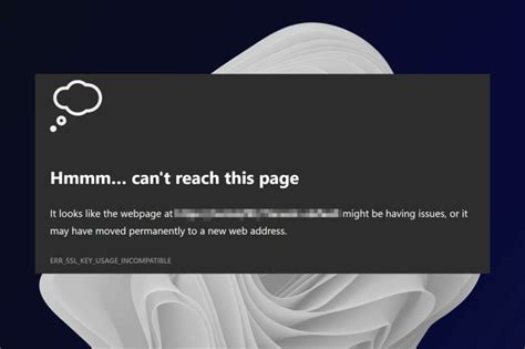Fix Err Ssl Key Usage Incompatible In Ways