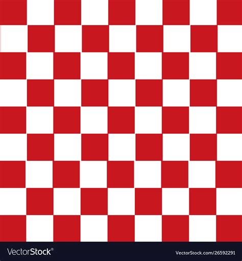 Red And White Checkered Background Royalty Free Vector Image