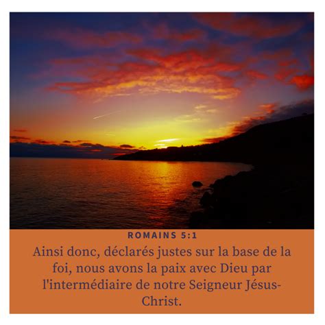 Nous Avons La Paix Avec Dieu 1001 Versets