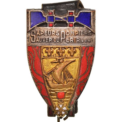 France Pucelle Des Sapeurs Pompiers De Paris Medal Very Good Quality